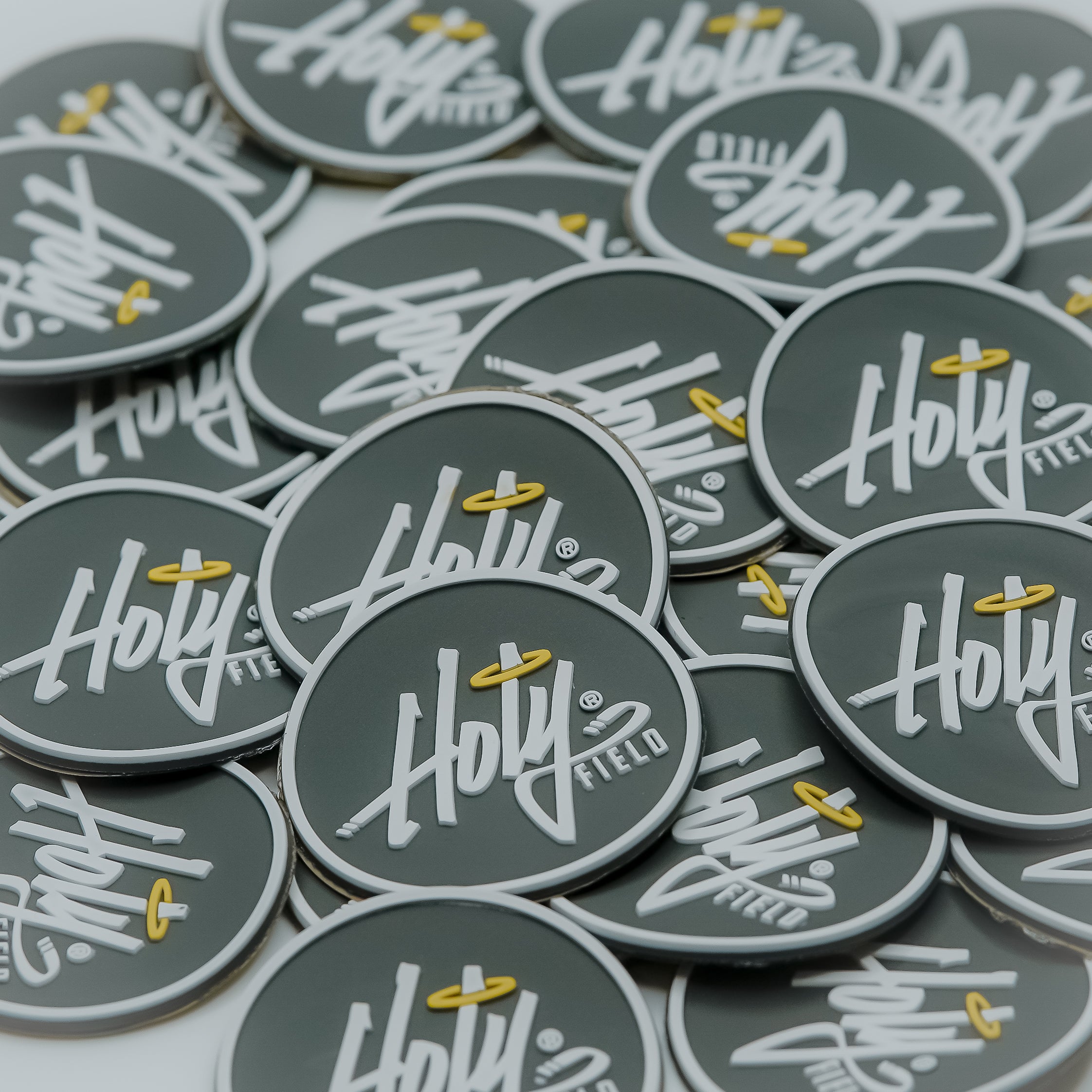LOGO PATCH GREY – Holy Field